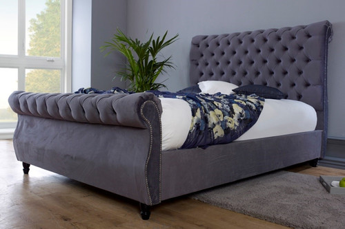 The Swan Sleigh Bed | bedsandco.uk