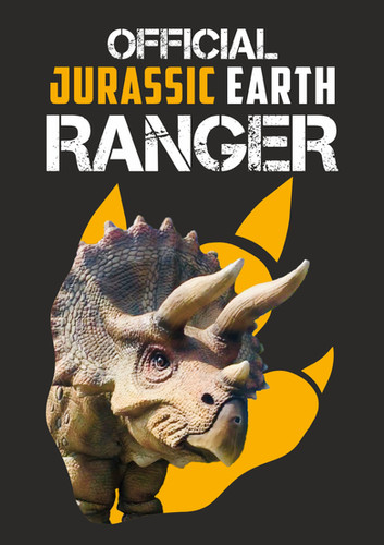T Shirt - Official Jurassic Earth Ranger - TRICERATOPS | Jurassic Earth