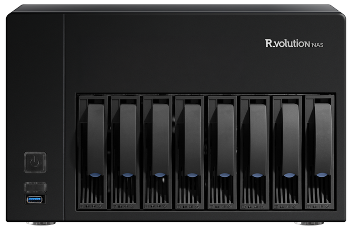 R_volution NAS Storage – Store and stream 4K UHD video content