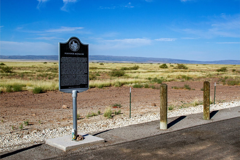 A Highway Sign and a Massacre