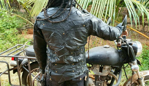 Skin Crawler - Leather Dystopian Jacket | Butcher Apparel