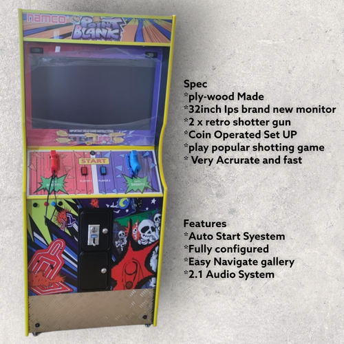 Arcade machine - Pandora Light gun Unit, Point Blank | Acrycade Gear