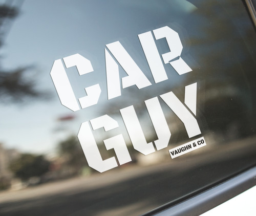 Car Guy 2.0 Decal | Vaughn & Company