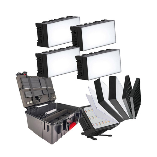 Astera FP6 HydraPanel LED 4-Light Kit with Charging Case | DeHaven Camera