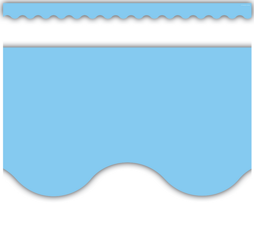 Light Blue Scalloped Border | Terrific Teaching To