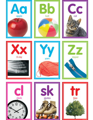 Colorful Photo Alphabet Cards | Terrific Teaching To