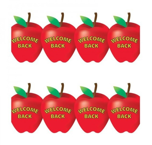 Welcome Back Apple Border | Terrific Teaching To