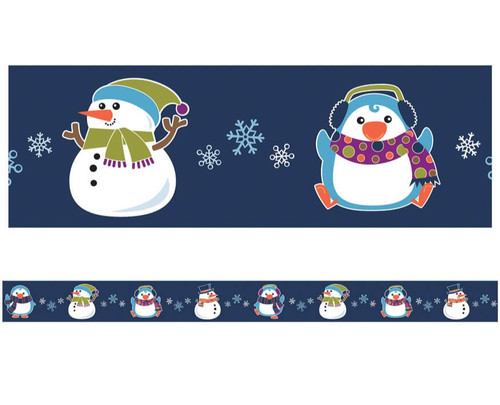 Winter Fun Straight Bulletin Board Borders | Terrific Teaching To