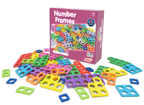 Rainbow Number Frames | Terrific Teaching To