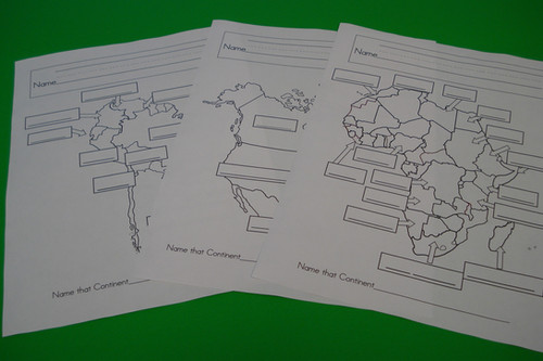 Countries Inside The Continents Worksheets | Terrific Teaching To