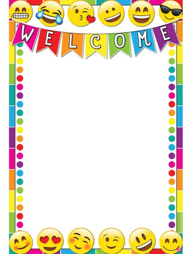 Emoji Welcome Smart Poly® Chart | Terrific Teaching To