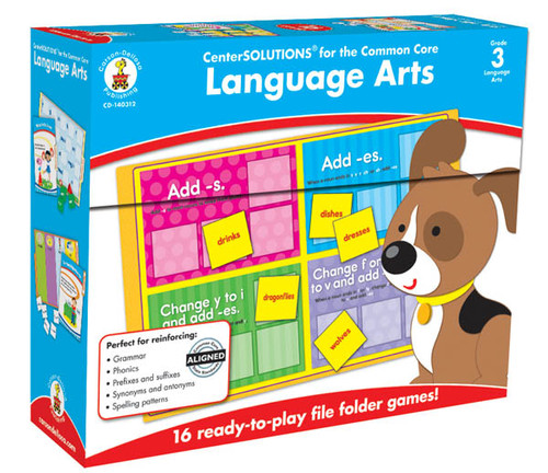 Language Arts File Folder Game Grade 3 | Terrific Teaching To