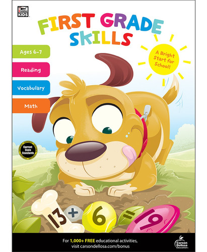 First Grade Skills Workbook Grade 1 | Terrific Teaching To