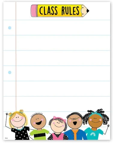 Stick Kids Class Rules Chart | Terrific Teaching To