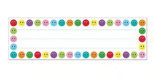 Smiley Face Name Plates (36 ct.) | Terrific Teaching To
