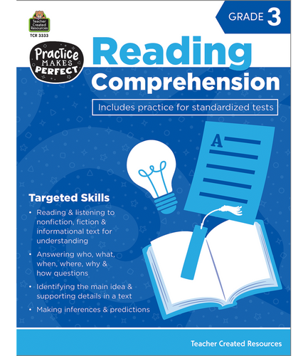 Practice Makes Perfect: Reading Comprehension Grade 3 | Terrific ...