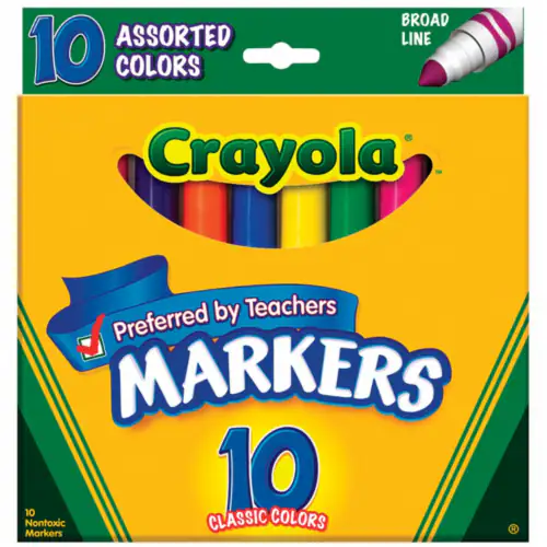 Crayola Classic Color Markers 10 CT | mysite