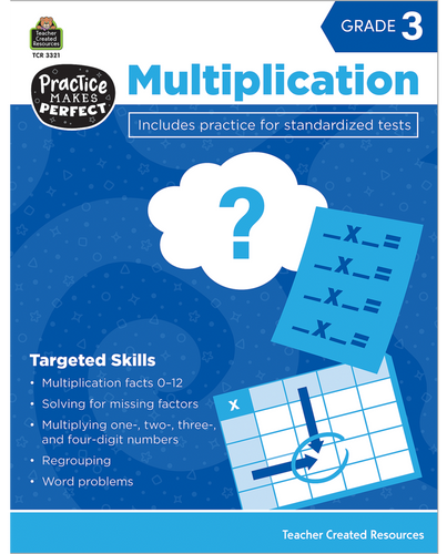 Practice Makes Perfect: Multiplication Grade 3 | Terrific Teaching To