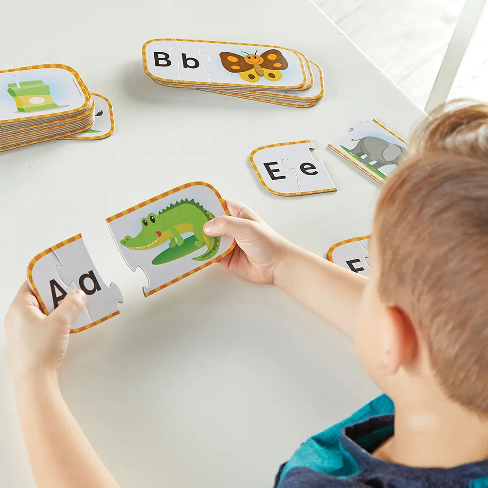 Alphabet Puzzle Cards-Upper and lower case | Terrific Teaching To