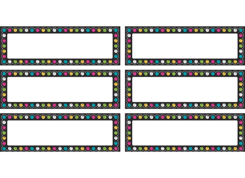 Chalkboard Brights Labels Magnetic Accents | Terrific Teaching To
