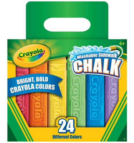 Crayola Washable Sidewalk Chalk In Assorted Colors | mysite