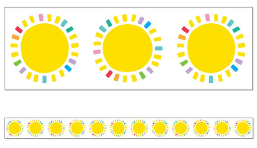 Sunshine Straight Borders | Terrific Teaching To