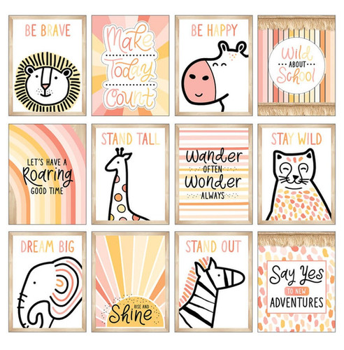 Simply Safari Poster Set | Terrific Teaching To