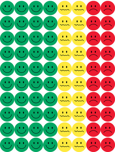 Behavior Stickers, 1/2-Inch (1200 stickers) | Terrific Teaching To