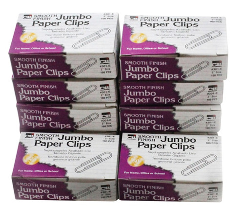 PAPER CLIPS JUMBO GEM 100 Ct. | Terrific Teaching To