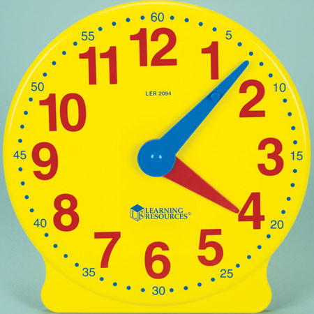 4" Geared Student Clocks | Terrific Teaching To