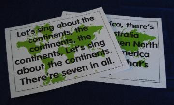 Let's Sing About The Continents | Terrific Teaching To
