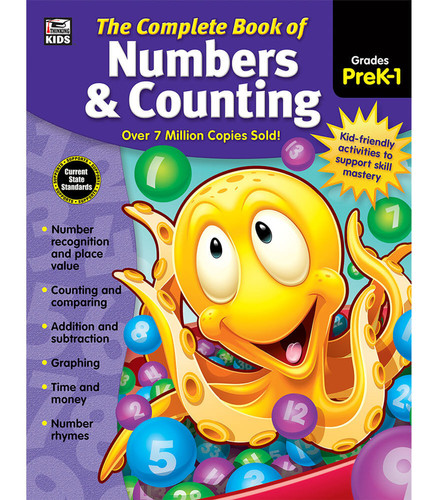 The Complete Book of Numbers & Counting Workbook Grade PK-1 | Terrific ...