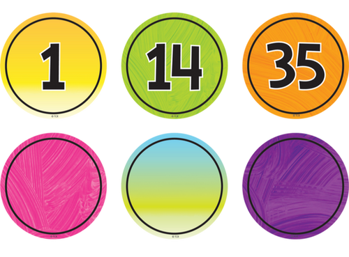 Brights 4Ever Numbers Magnetic Accents | Terrific Teaching To