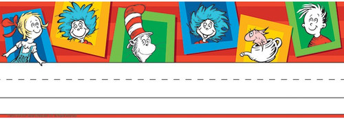 Dr. Seuss™ Standard Tented Name Plates | Terrific Teaching To