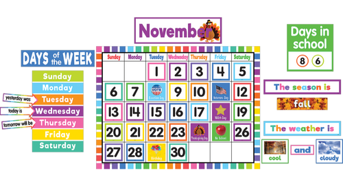 Colorful Calendar | Terrific Teaching To