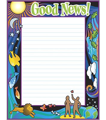 Good News! Learning Chart | Terrific Teaching To