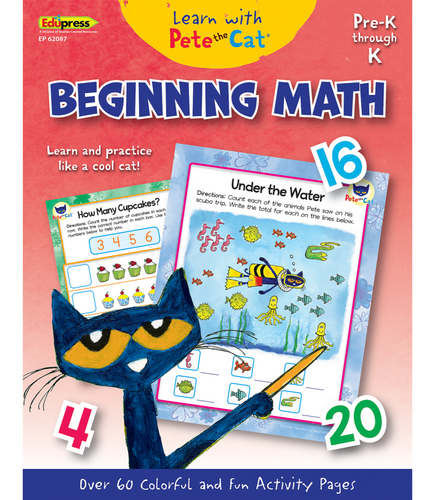 Learn with Pete the Cat: Beginning Math | Terrific Teaching To
