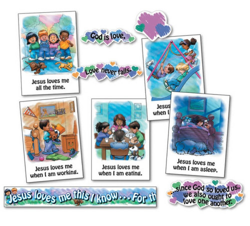 Jesus Loves Me Bulletin Board Set | mysite