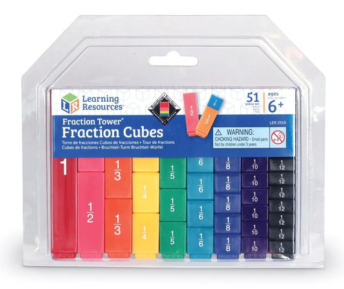 Fraction Tower® Fraction Cubes | Terrific Teaching To