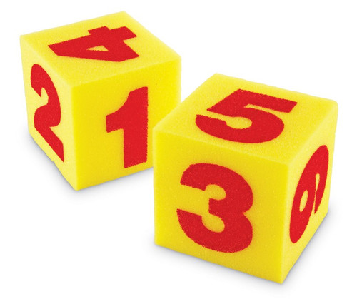 Large Foam Number Dice | Terrific Teaching To