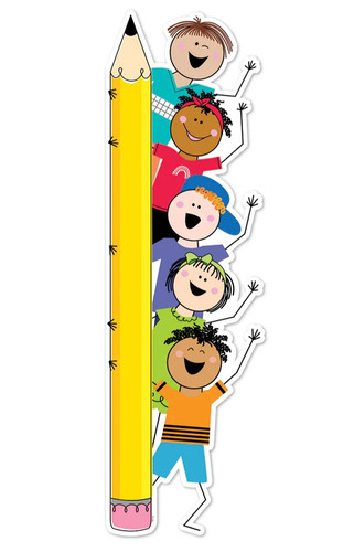 Stick Kid Friends Giant Banner | Terrific Teaching To