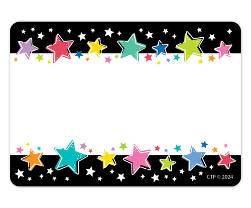 Star Bright Colorful Stars Name Tags | Terrific Teaching To
