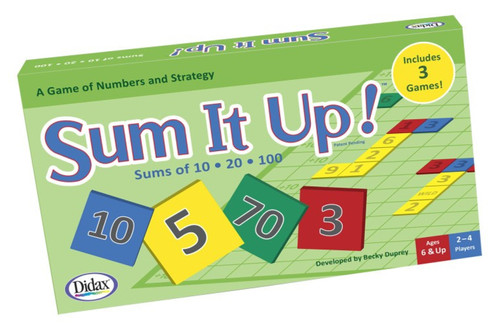 Sum It Up! Sums of 10, 20, 100 | Terrific Teaching To