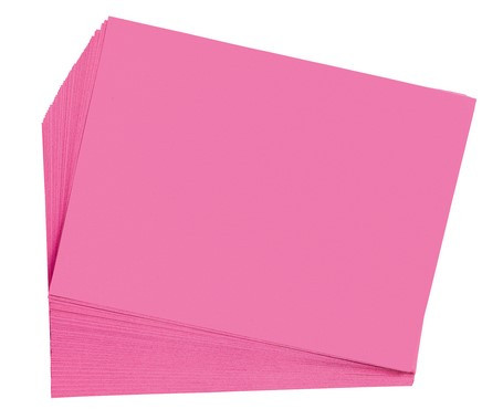 Construction Paper Hot Pink 9 x 12 50 pack | Terrific Teaching To