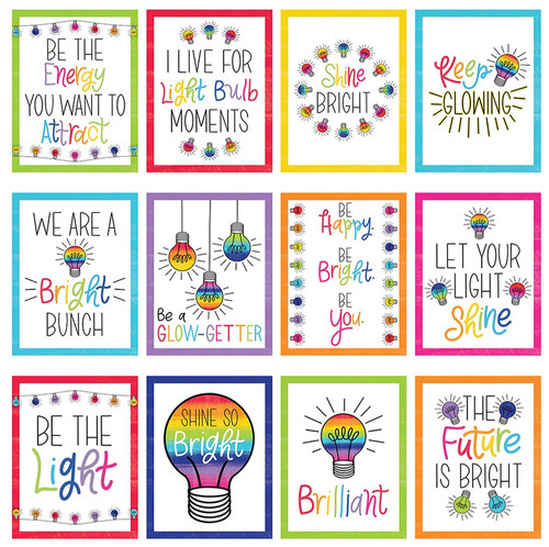 Mini Posters: Light Bulb Moments Poster Set | Terrific Teaching To