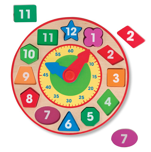 Shape Sorting Clock | Terrific Teaching To