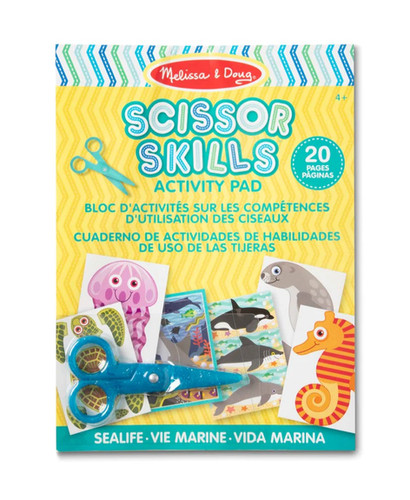 Sea Life Scissor Skills Activity Pad | Terrific Teaching To