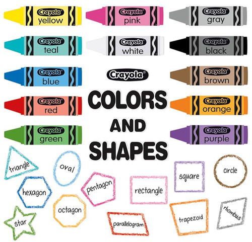 CRAYOLA COLORS & SHAPES | Terrific Teaching To