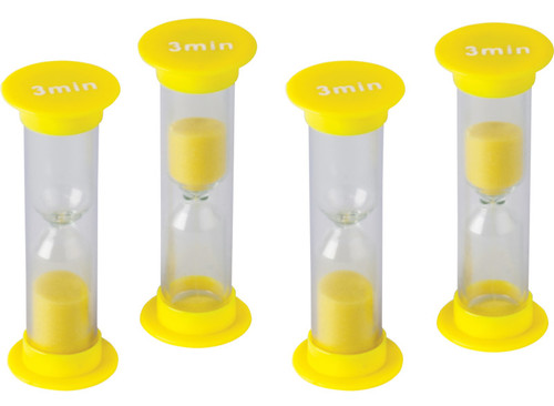 3 MINUTE SAND TIMERS MINI | Terrific Teaching To