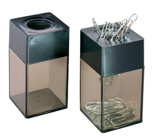 PAPER CLIP DISPENSER WITH MAGNETIC TOP TRANSPARENT | Terrific Teaching To